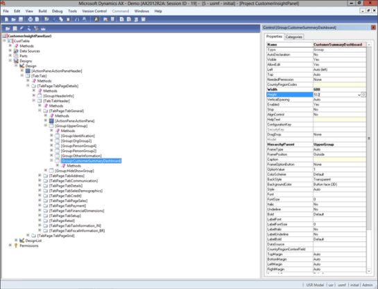 Embedding PowerView Dashboards within Dynamics AX Forms | A Tinkerers Notebook