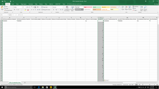 Creating a Product & BOM Import Template using the Data Management ...
