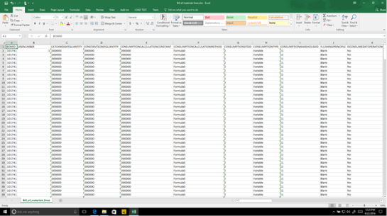 Creating a Product & BOM Import Template using the Data Management ...