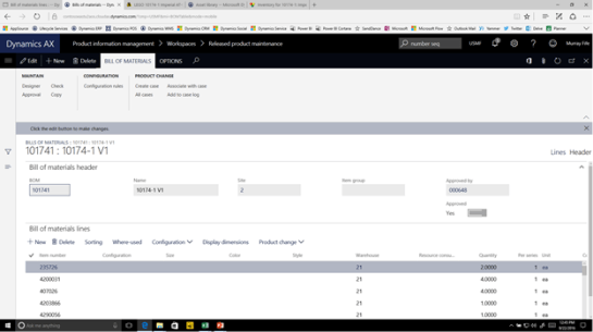Creating a Product & BOM Import Template using the Data Management ...