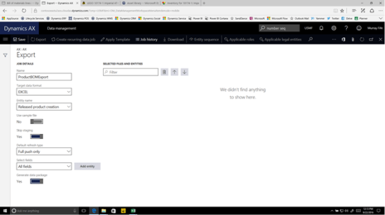 Creating a Product & BOM Import Template using the Data Management ...