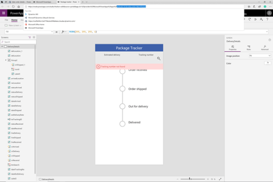 Configuring the Package Tracking PowerApp Example | A Tinkerers Notebook